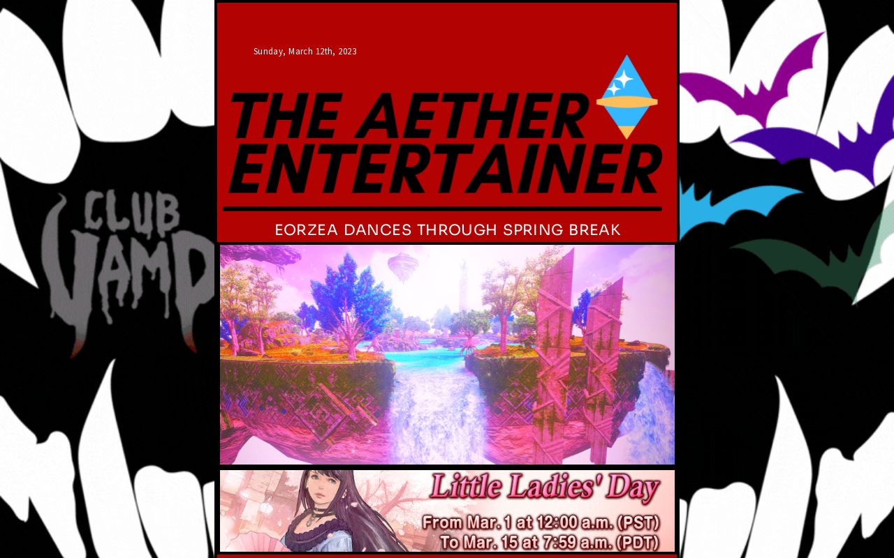 The Aether Entertainer (March 12th, 2023)
